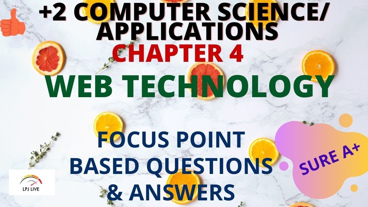 Plus Two Computer Science Computer Applications Focus Area