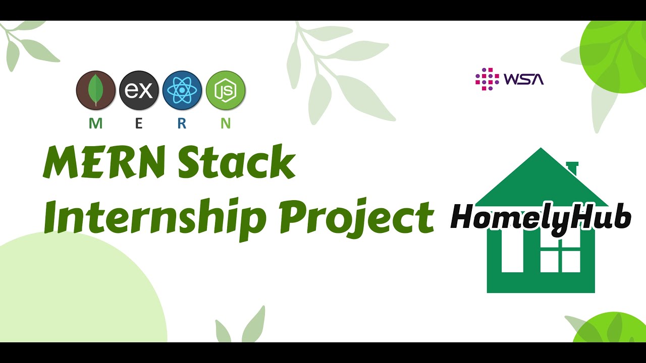 A Mern Stack Project Homelyhub Mern Stack Internship At Webstack