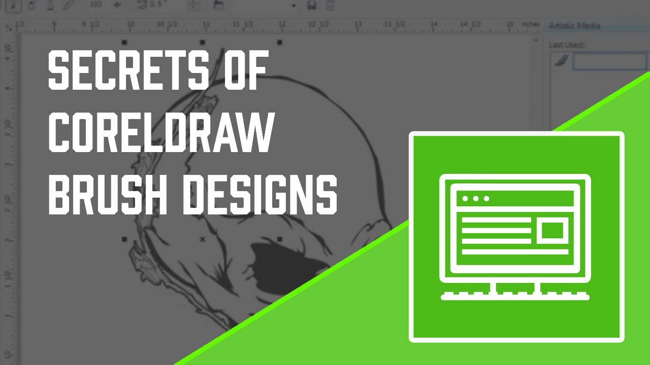 How To Use Coreldraw Pt 1 Secrets Of Coreldraw Brush Designs Youtube