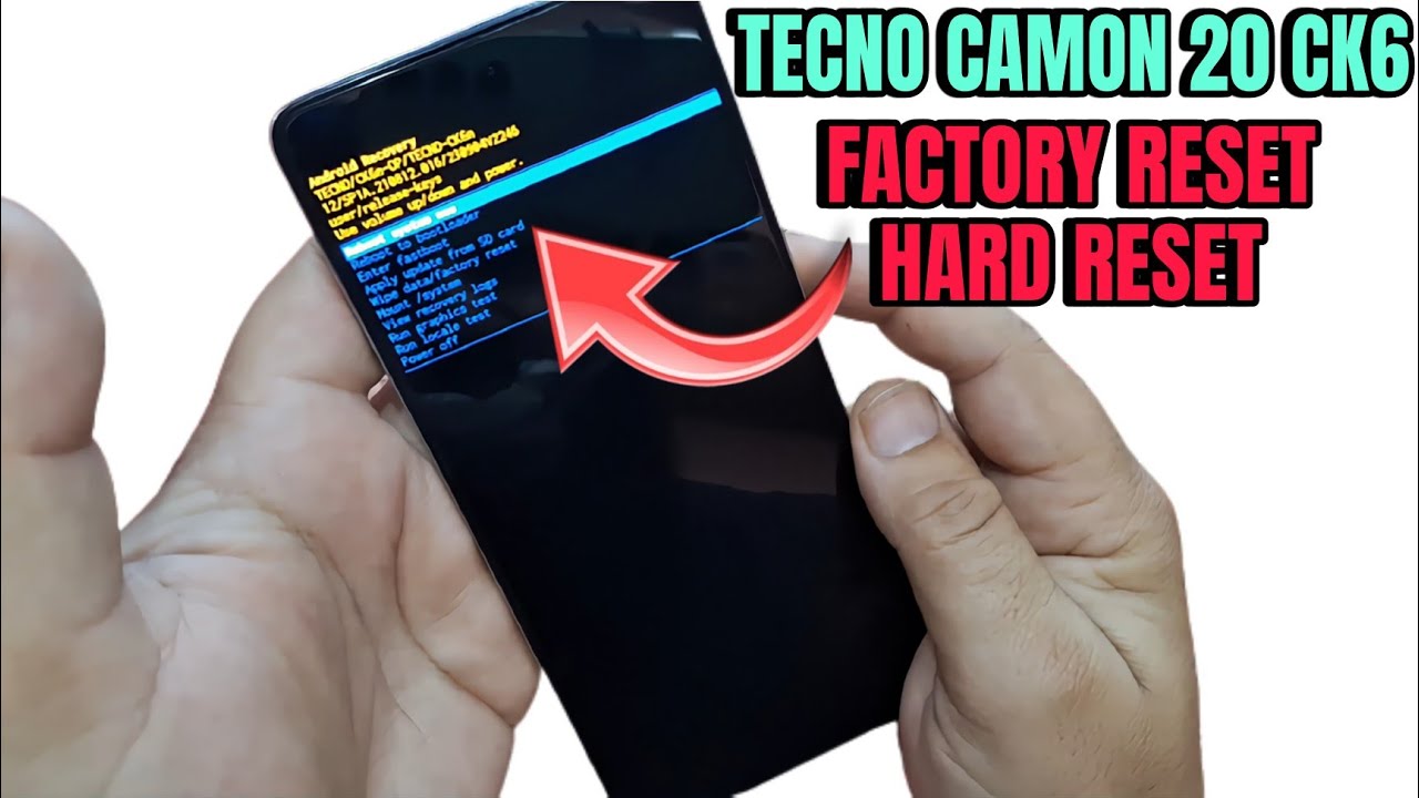 Tecno Camon 20 Hard Reset Tecno Camon 20 Factory Reset Pattern Pin