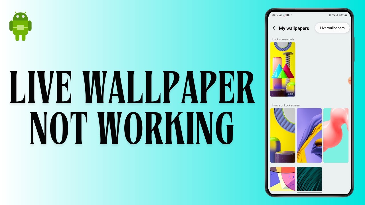 Live Wallpaper Not Working On Android Problem Youtube