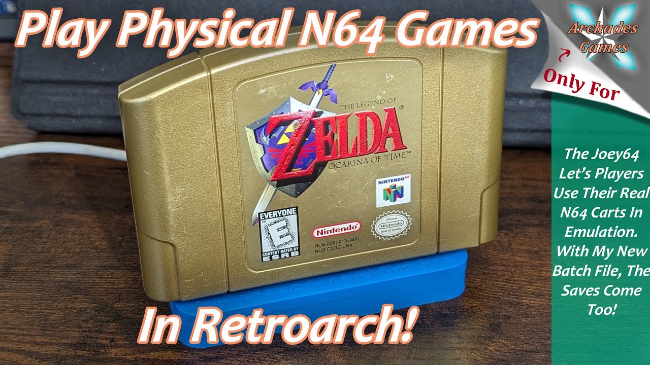Pc Play Your Physical N64 Cartridges With Their Onboard Saves In