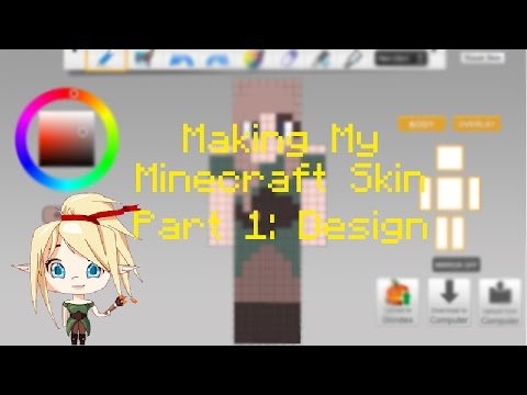 Making My Minecraft Skin Part 1 Design Youtube