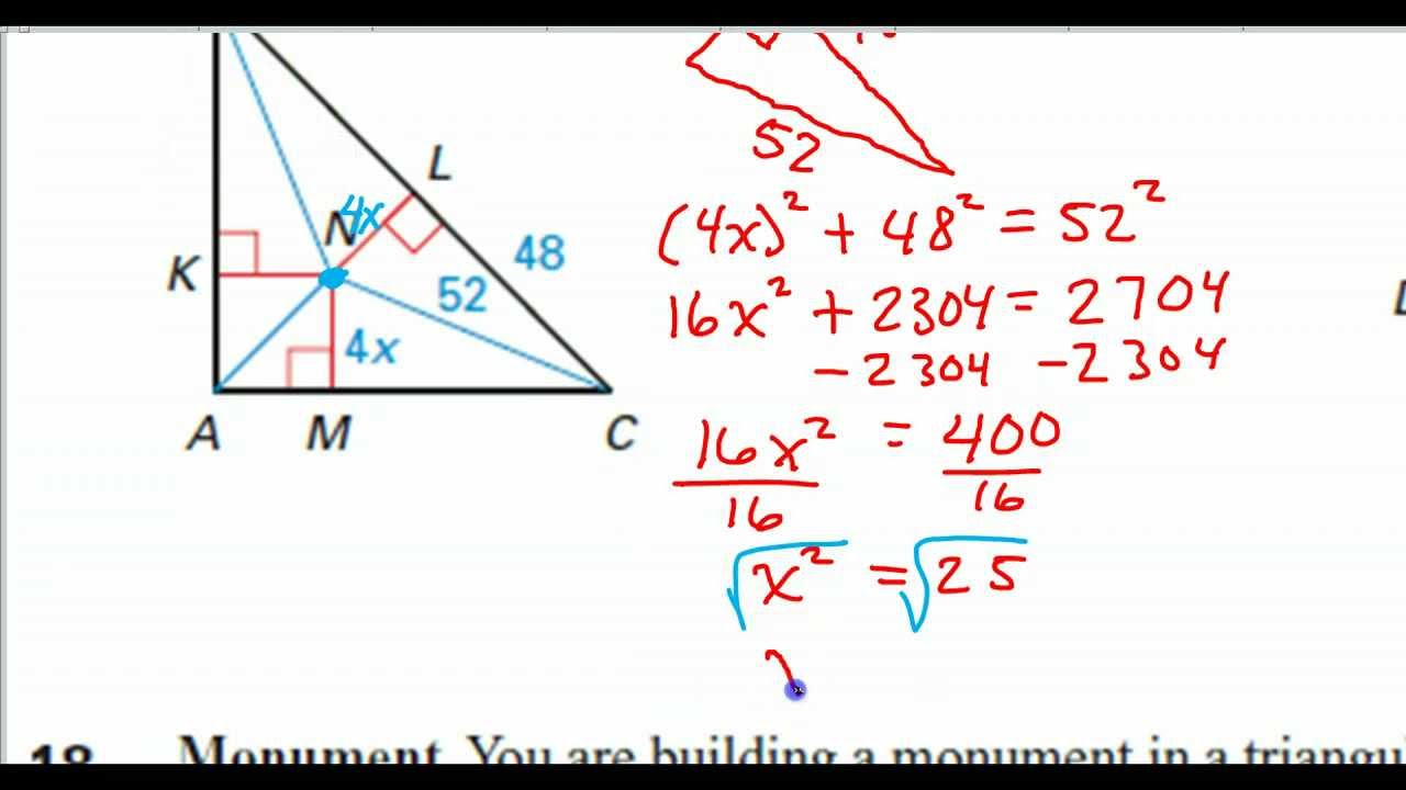 Incenter And Angle Bisector Problems Youtube