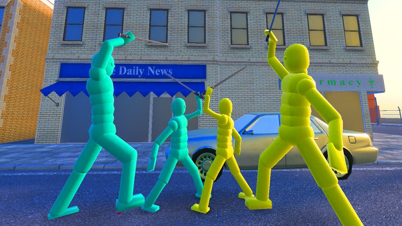 Npc Wars Smart Ai Active Ragdoll Physics Overgroth Youtube