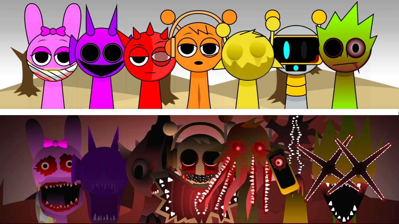 Incredibox Sprunki Parasite Normal Vs Horror Version Youtube