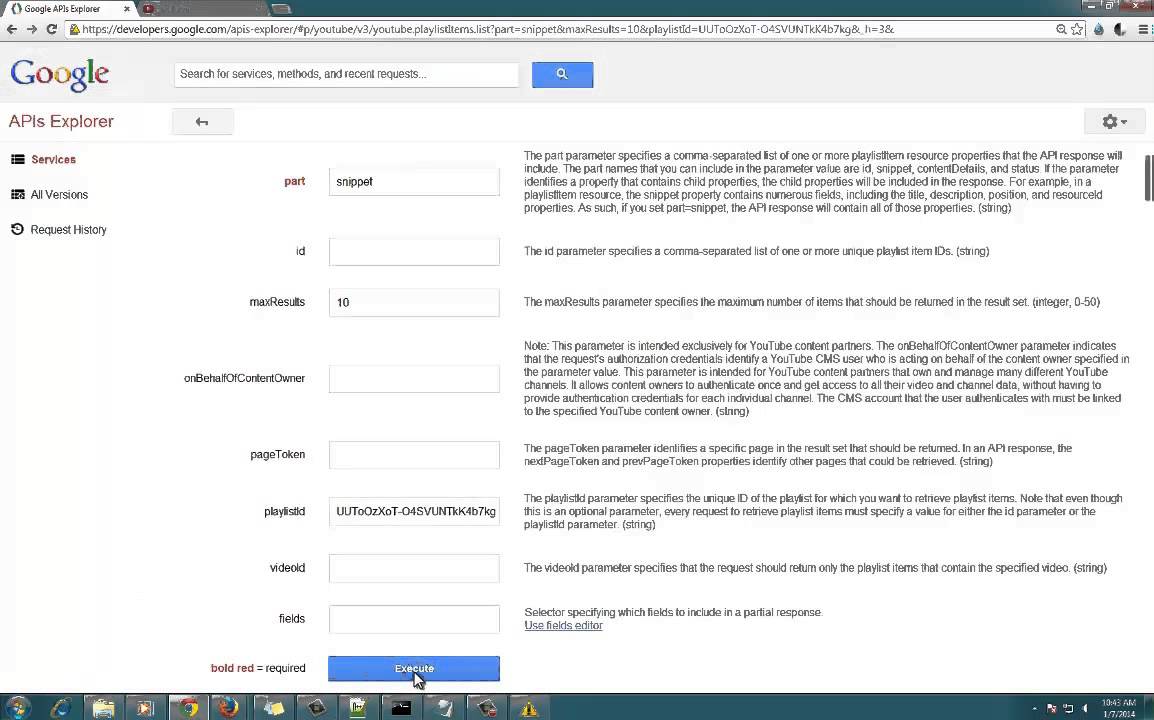 Youtube Data Api Getting All Uploaded Videos From A Channel Youtube