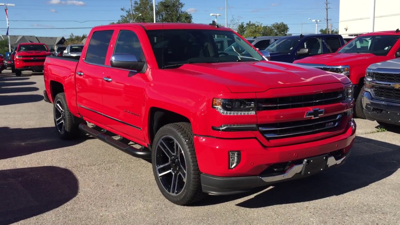 2018 Chevrolet Silverado 1500 Ltz Crew Cab Red Hot Roy Nichols Motors