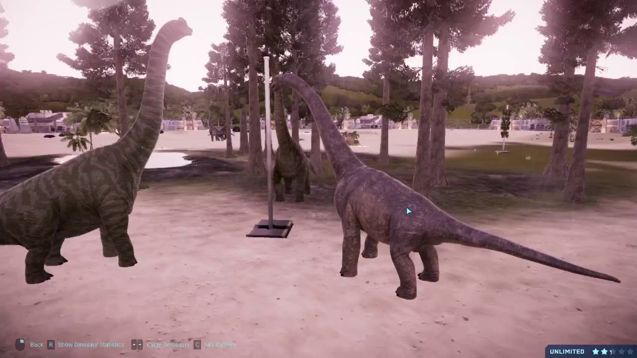 Jurassic World Evolution Brachiosaurus Sounds Youtube