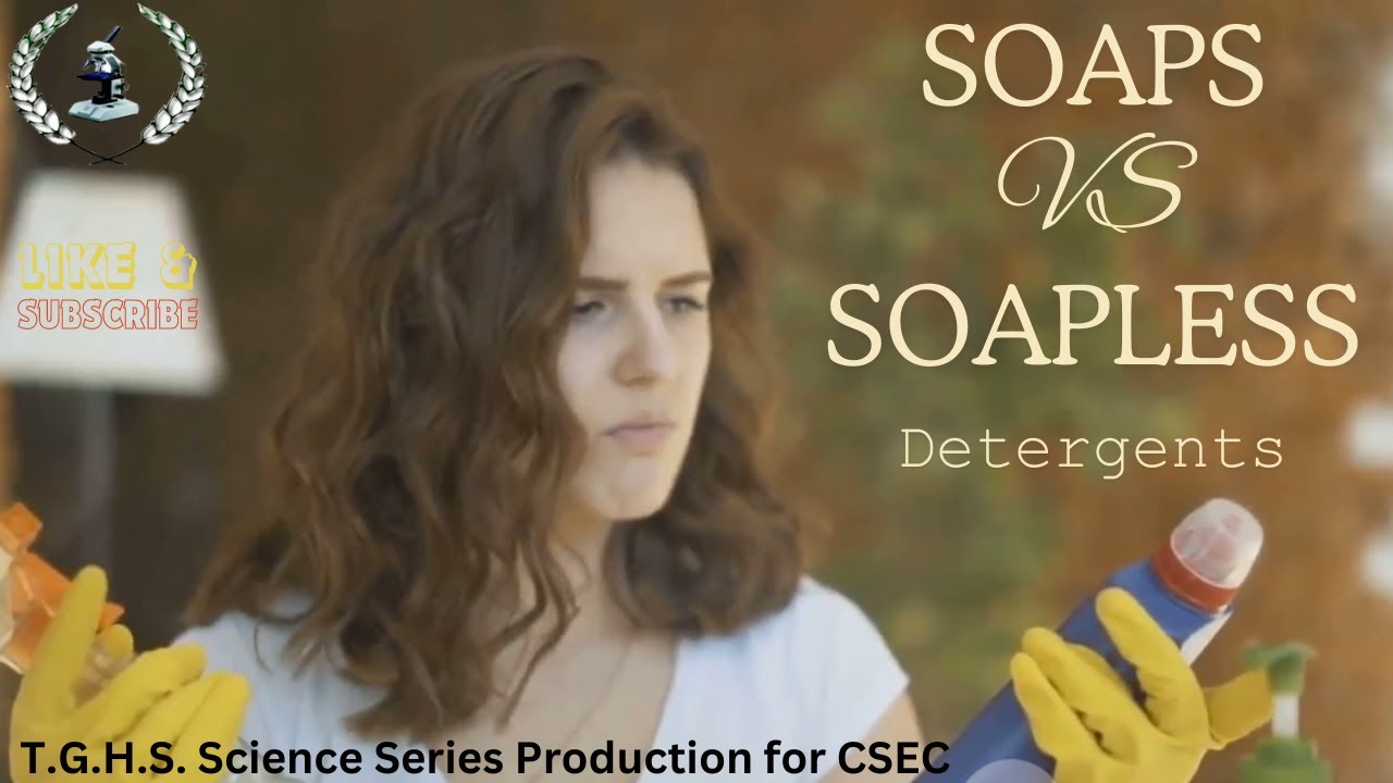 Soapy Vs Soapless Detergents Youtube