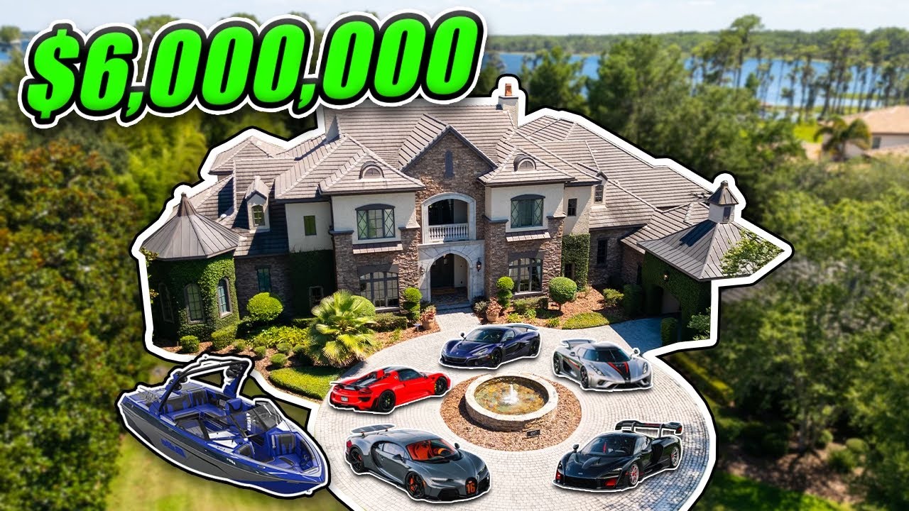 Mansion With Alot Of Cars This 30 Million Dollar Mansion Has A