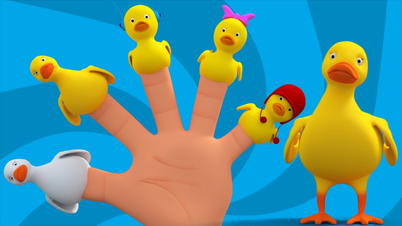Finger Family Song With Mr Duck And His Family Nursery Rhymes For