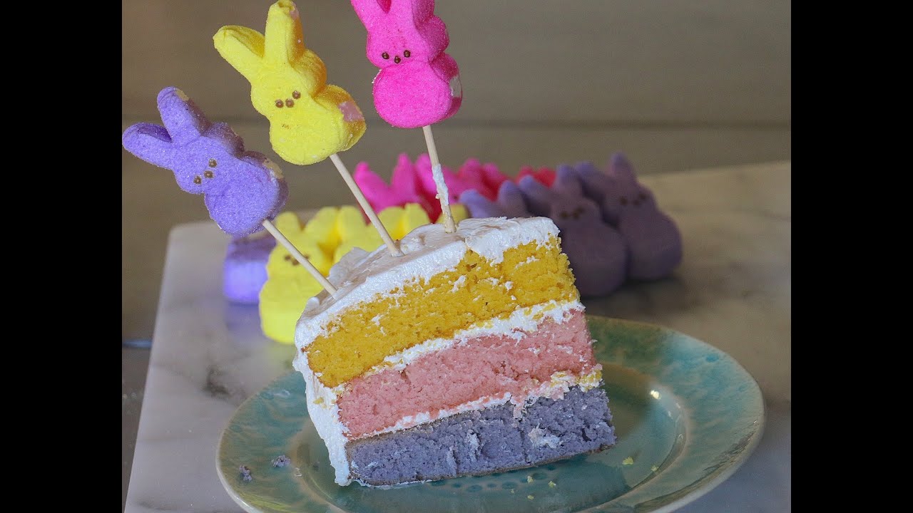 How To Make A Peeps Cake Kena Peay Youtube