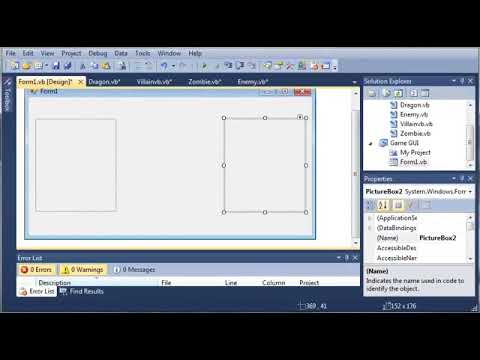 Visual Basic Tutorial 147 Game Part 3 Building The Gui Youtube
