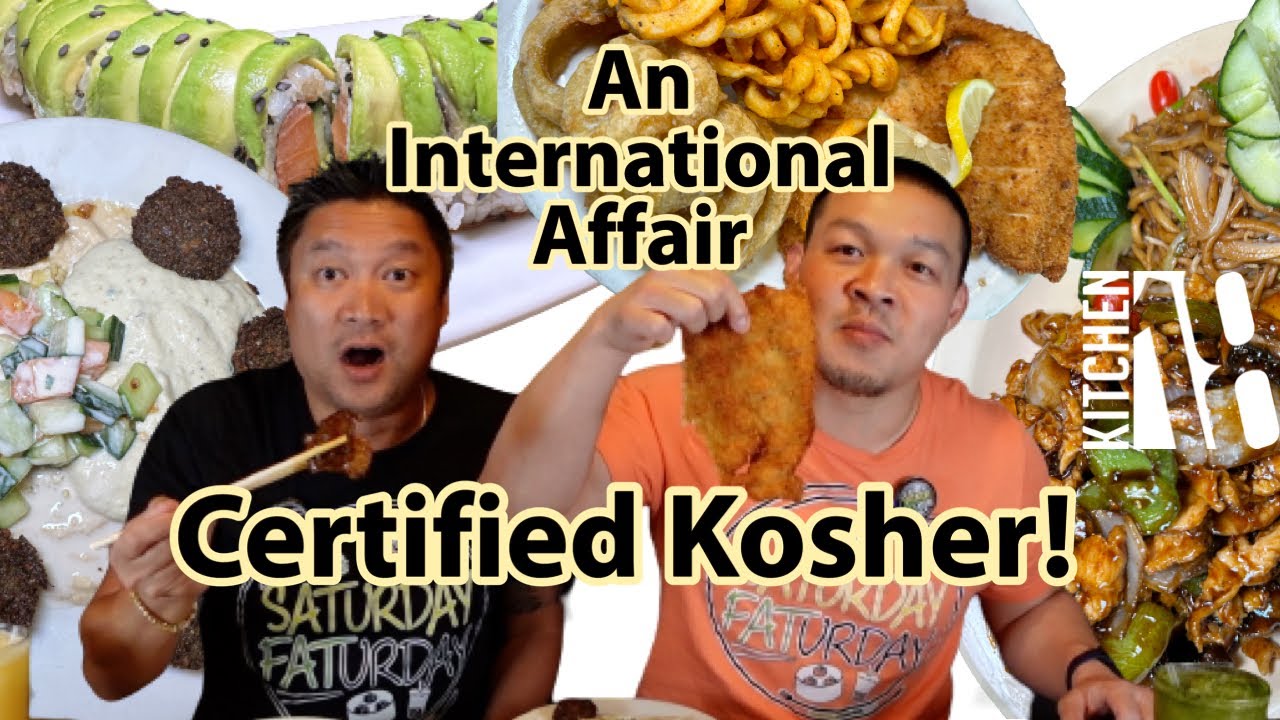 Certified Kosher Mediterranean Israeli Dishes Sushi Tacos