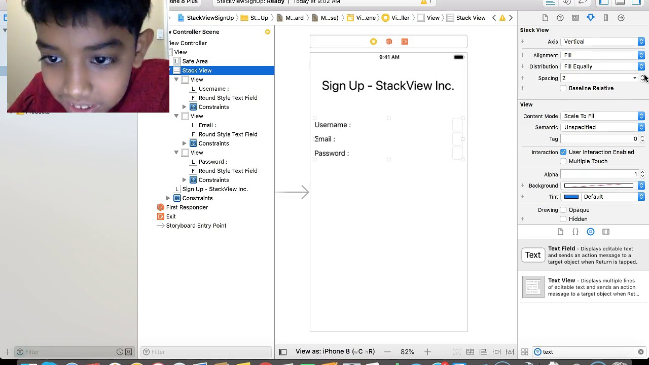 Stackview How To Align Multiple Views Efficiently Using Stackview