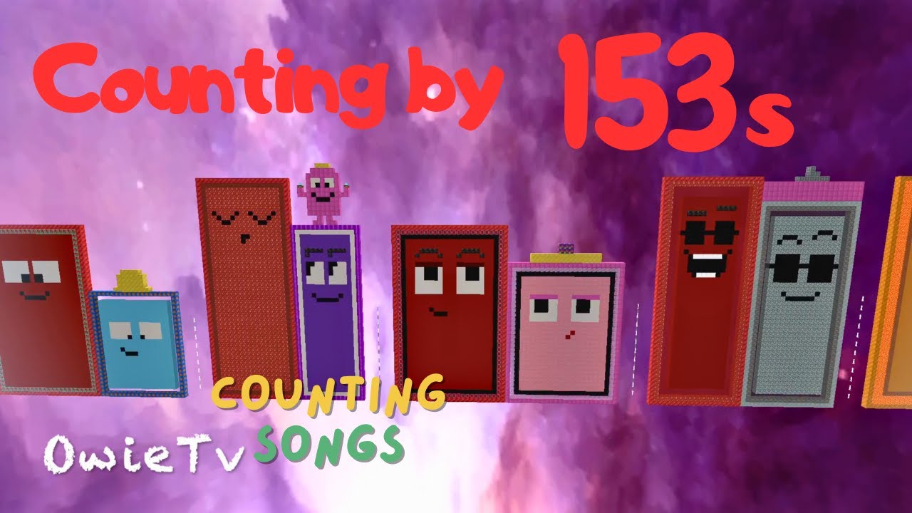 Counting 153 Song Minecraft Number Blocks Counting Songs Math And