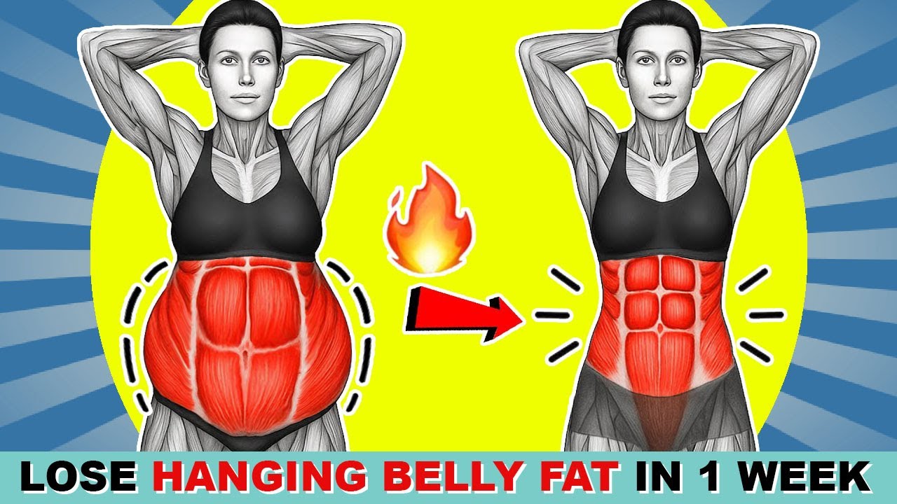 рџ ґ20 Min Standing Workout To Lose Hanging Belly Fat Fast Slim Waist