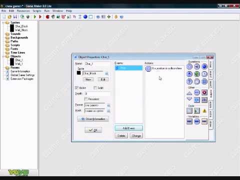 Tutorial 2 How To Add Gravity In Game Maker 8 Youtube