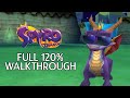 Spyro The Dragon 120 Walkthrough All Collectibles Playstation 1 ...