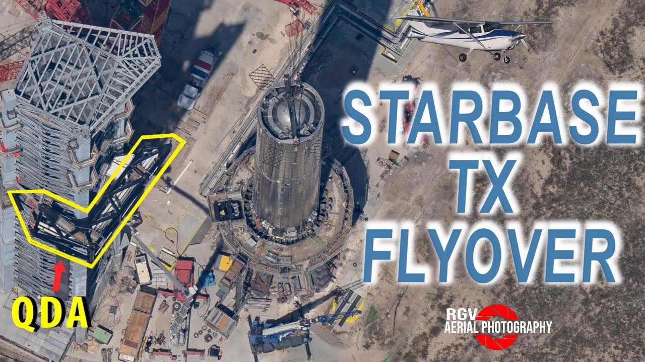 Spacex Starbase Tx Flyover 09 08 2021 Youtube