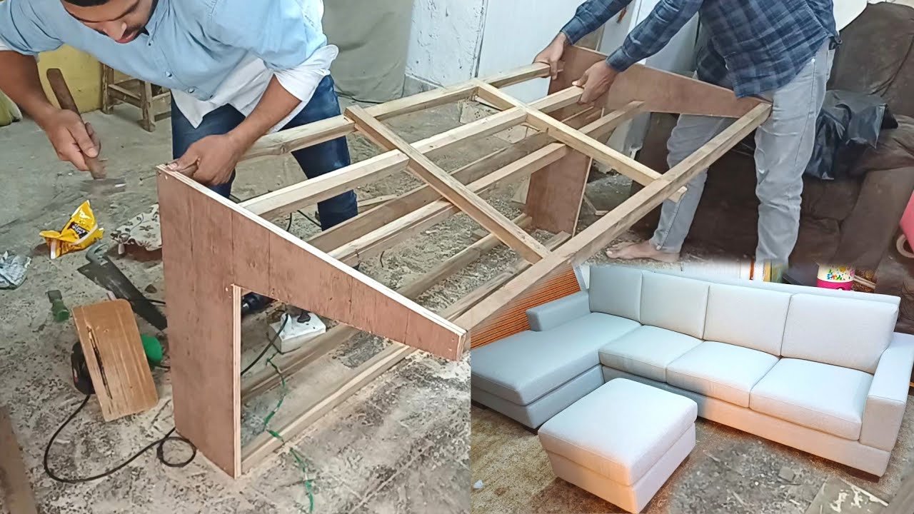 How To Make Sofa Frame Step By Step How To Build Sofa Wood Structure