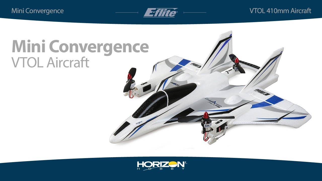 E Flite Mini Convergence Vtol Bnf Basic Pnp Youtube