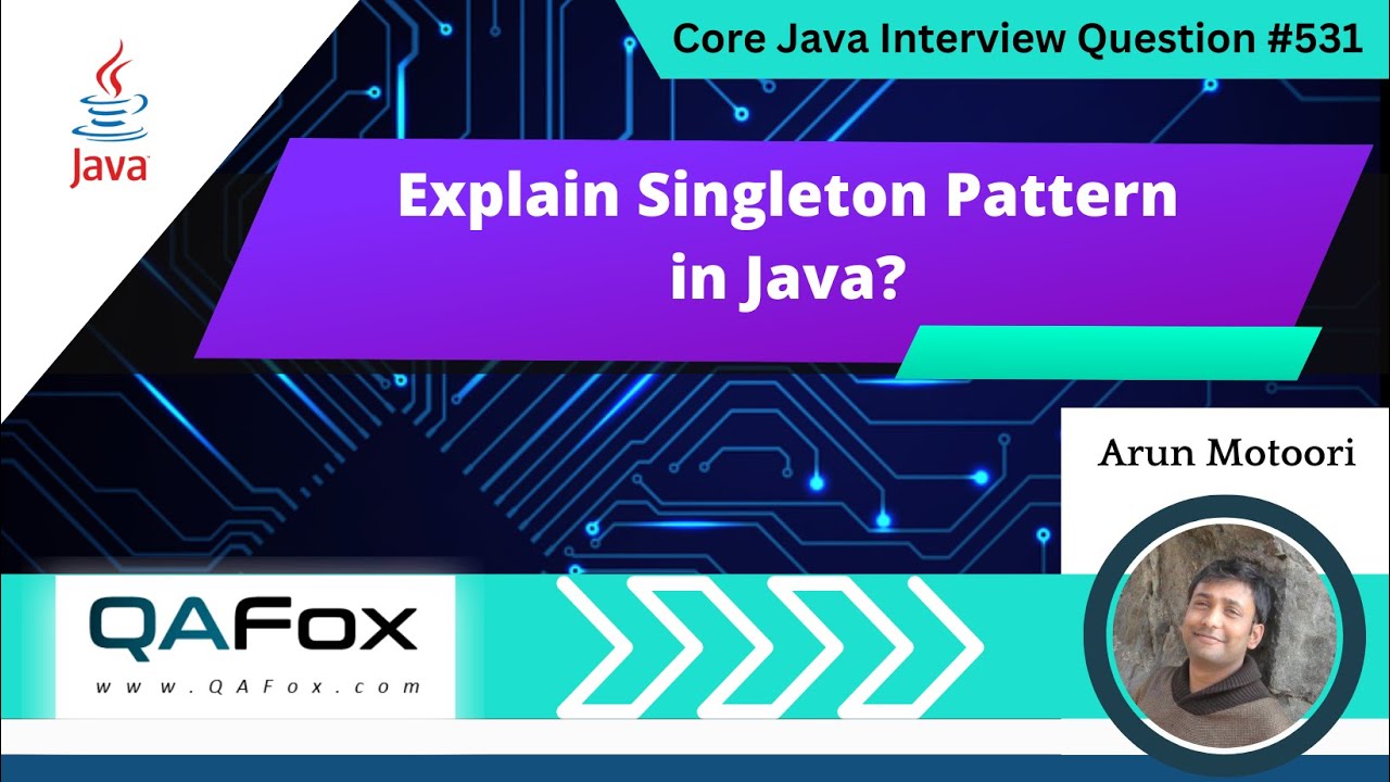Explain Singleton Design Pattern In Java Core Java Interview Question