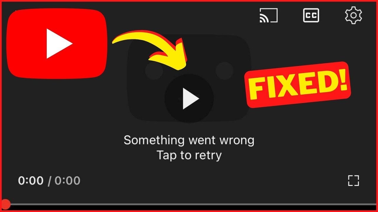 How To Fix Something Went Wrong Tap To Retry On Youtube Youtube