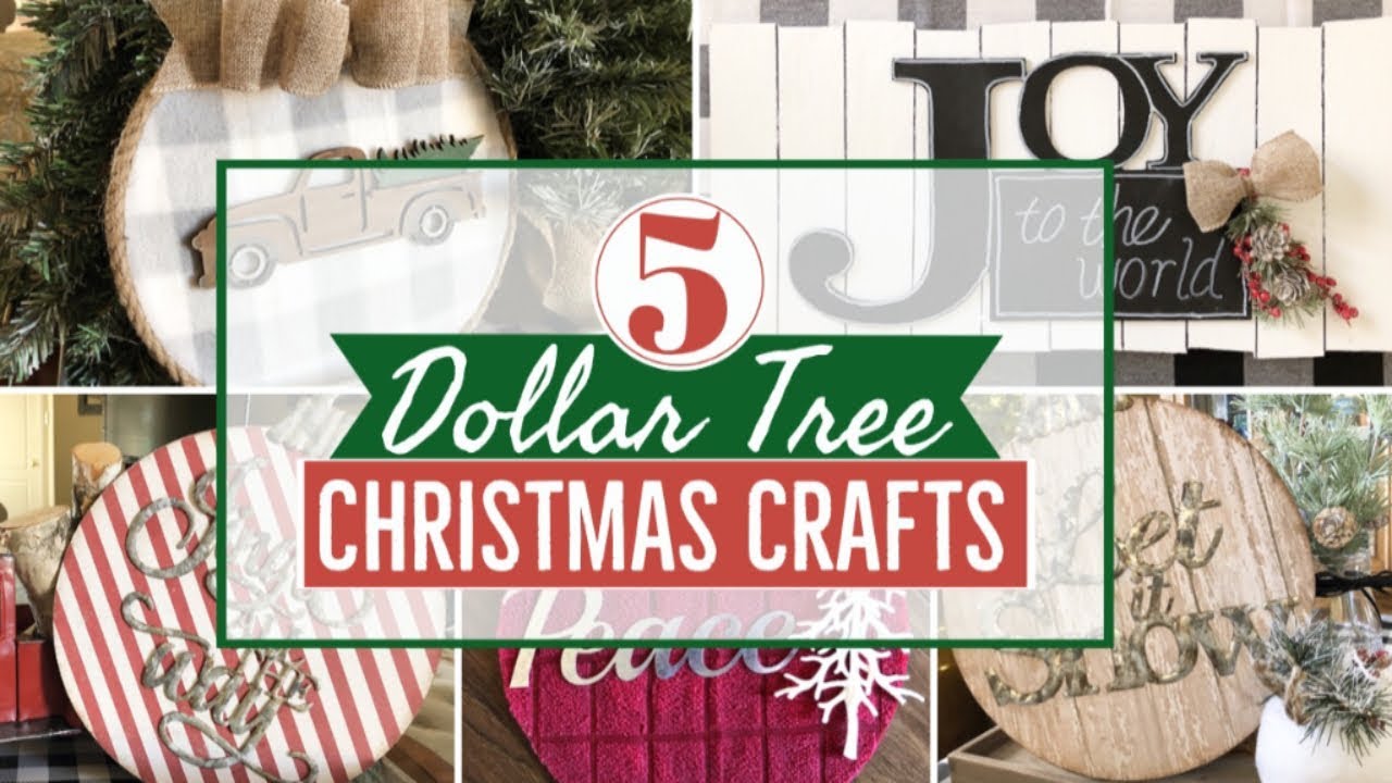 Wow Christmas Diys From Dollar Tree Youtube