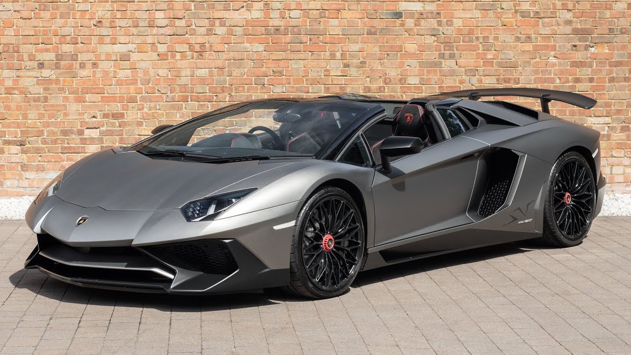 Lamborghini Aventador Roadster Grey