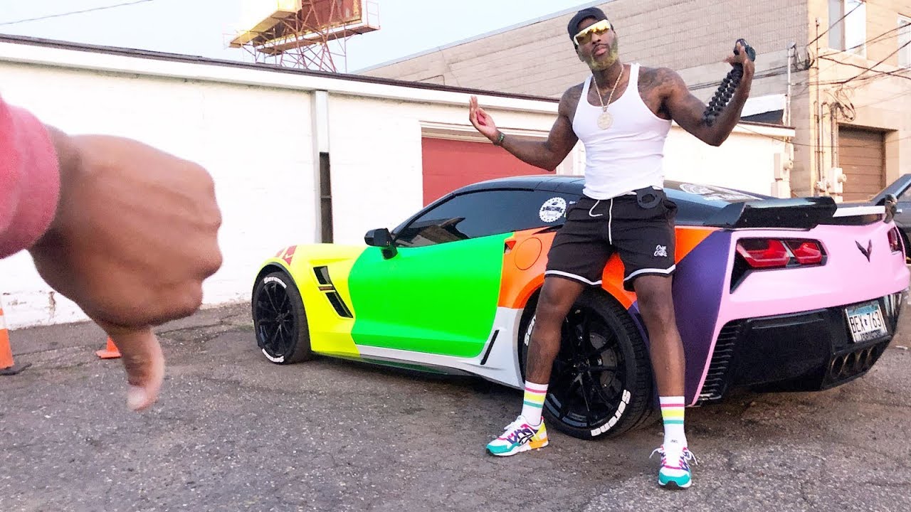 I Told Him Not To Do This Smh The Worst Car Wrap Ever Youtube