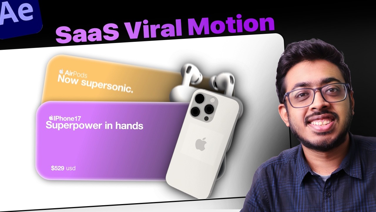 How To Animate Apple Style Motion In After Effects Beginner Tutorial