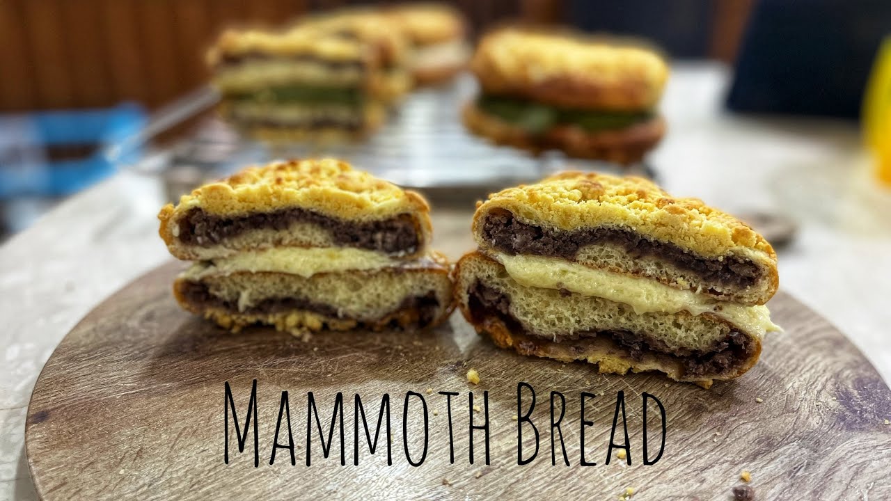 Mammoth Bread Korean Dessert Bread Recipe Youtube