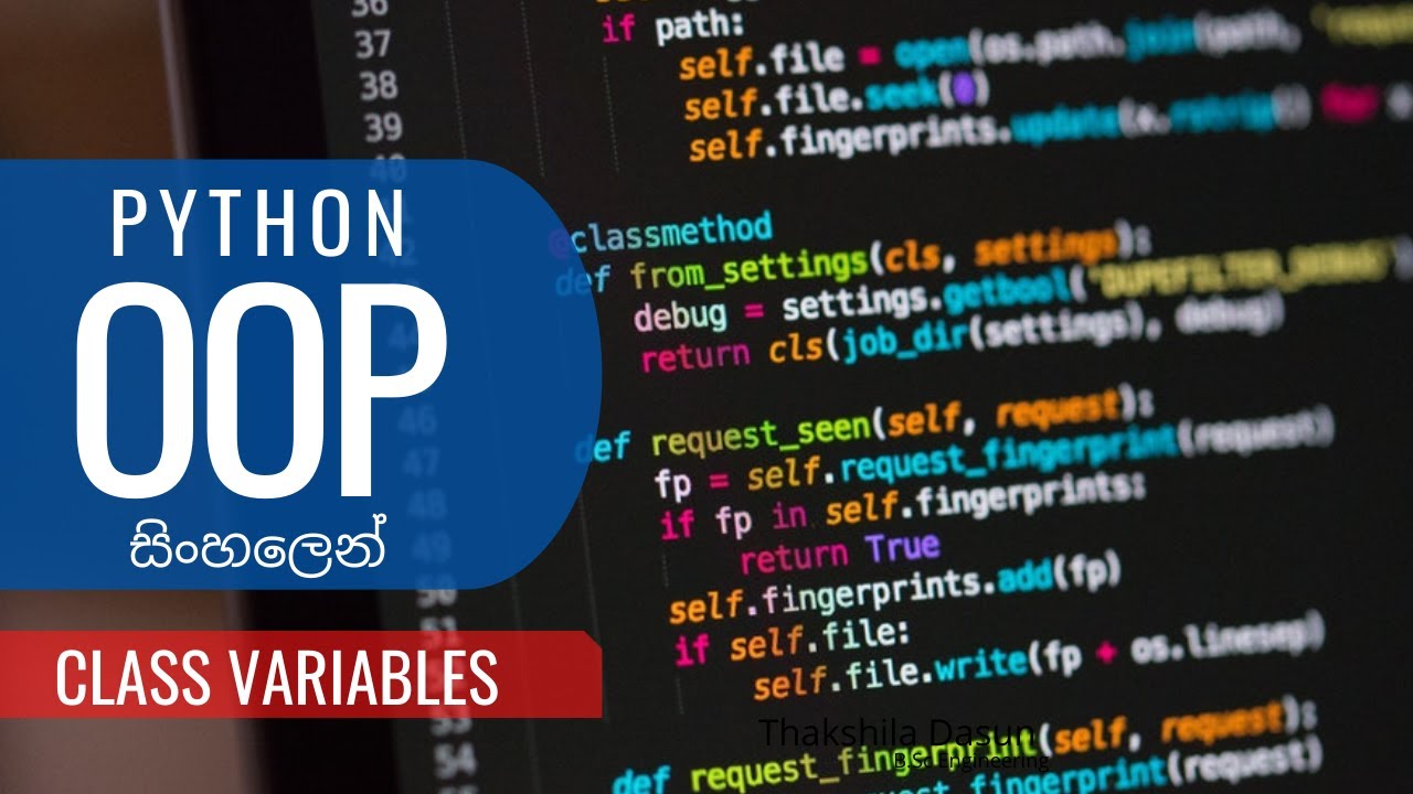 Python Oop Tutorial Class Variables Part 03 Youtube