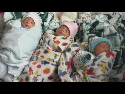 شاهد ولادة 4 توائم في غزة وسط الدمار 3 عرفوا طريق النزوح ورابعهم في