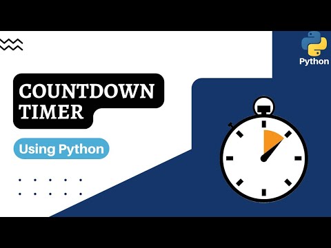 Countdown Timer Using Python Python Programming Easy Programs Using