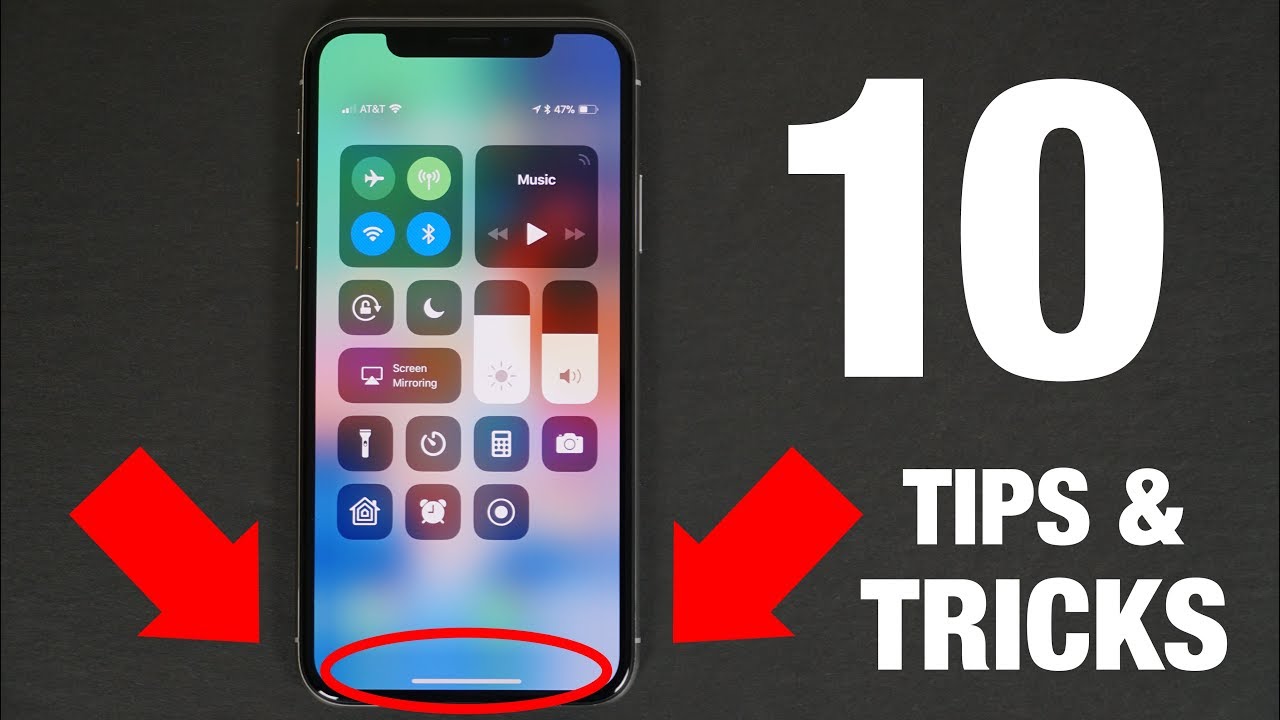 Iphone X 10 Tips Tricks Youtube