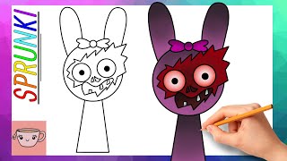 How To Draw Horror Raddy From Incredibox Sprunki Easy Drawing – Lights ...