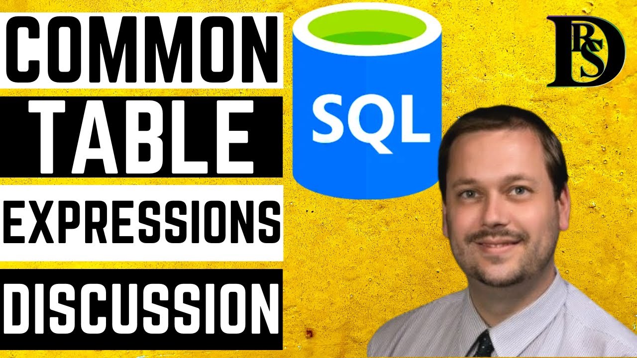 Understanding Sql Server Common Table Expressions Cte Help Youtube