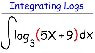 Integral Of Logarithmic Functions Calculus Maths