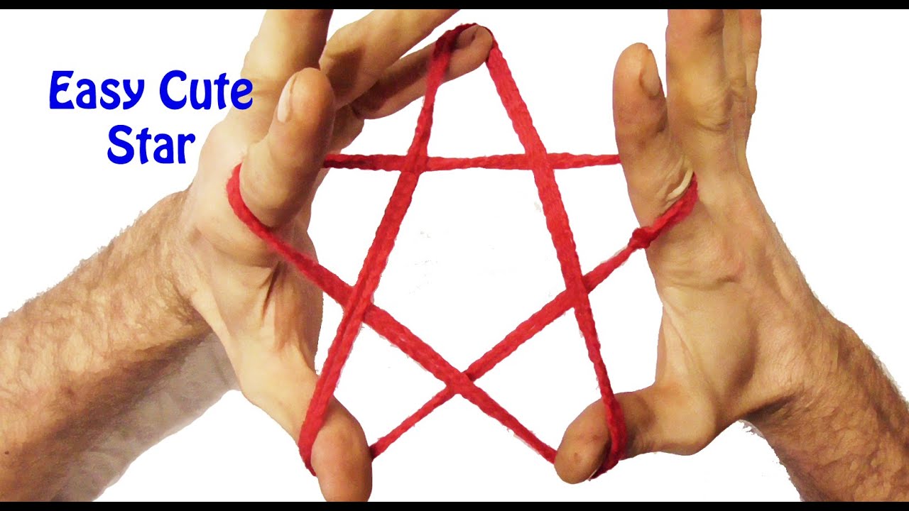 Adorable Star String Figure String Trick Simple Way Youtube