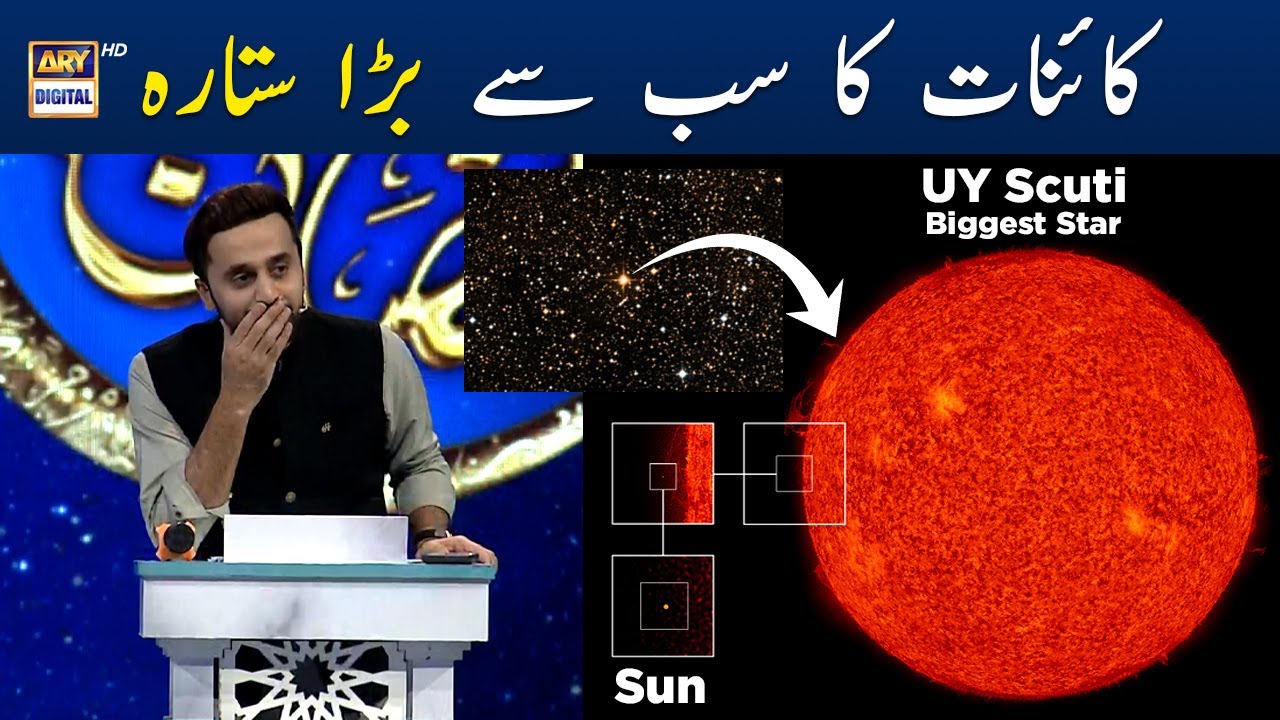 Kainat Ka Sabse Bara Sitara Uy Scuti Qassas Ul Islam Waseem
