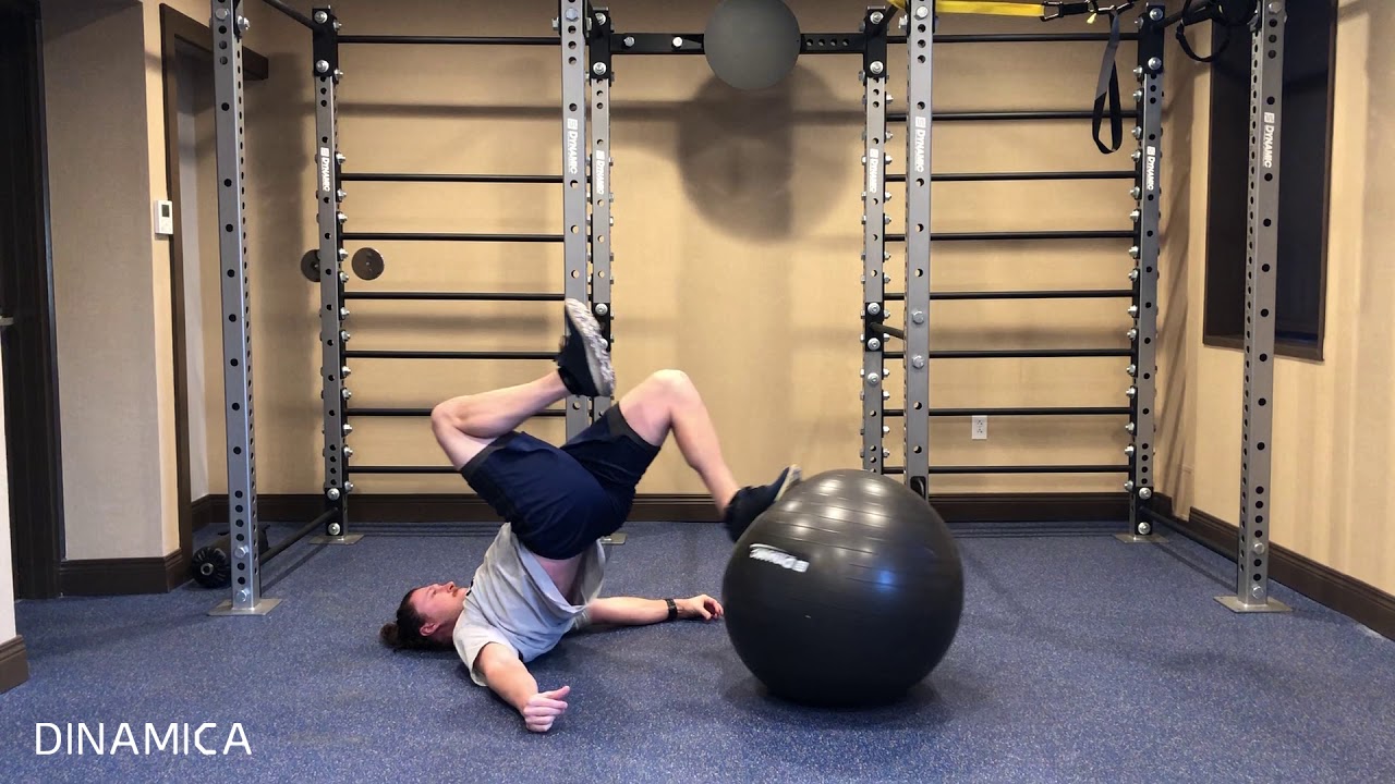 Stability Ball Hamstring Curl Single Leg At Randall Vega Blog