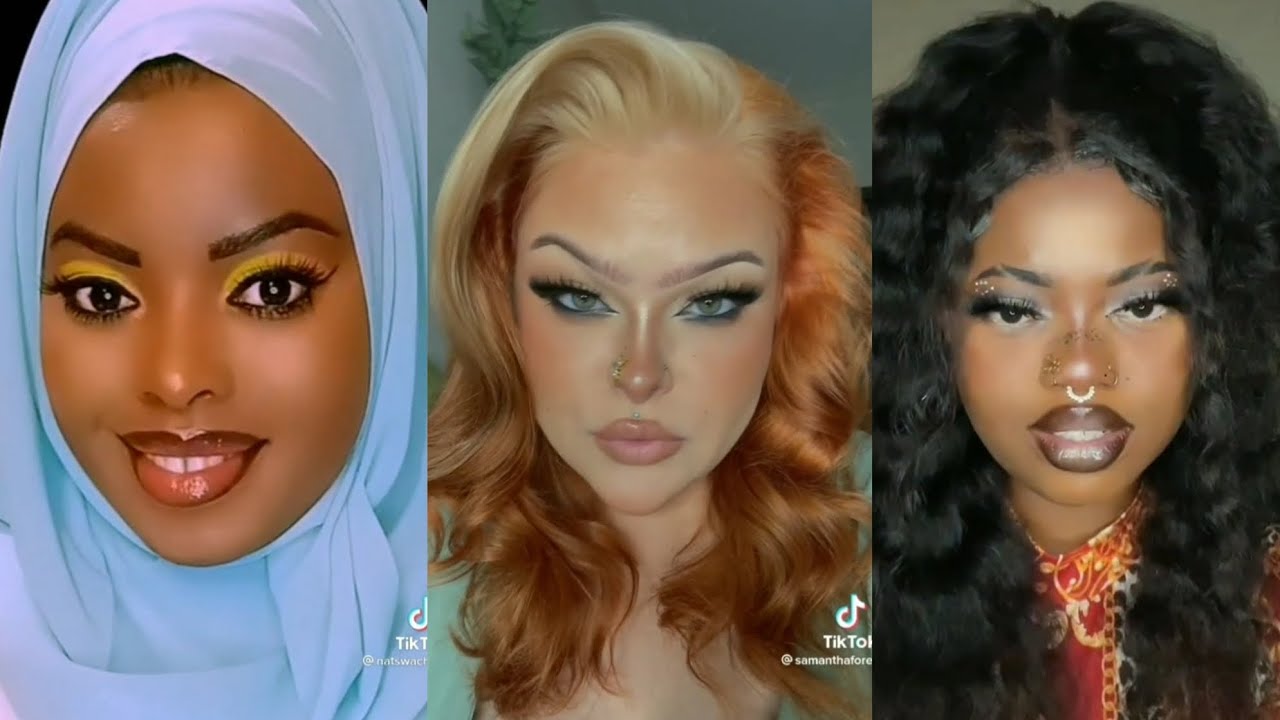 Tiktok Makeup Transition Compilation Part 2 Youtube