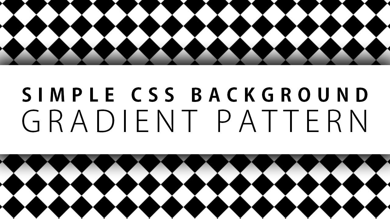 Simple Css Background Gradient Pattern Quick Tips And Tricks Youtube