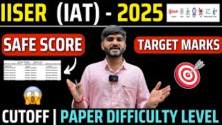 Iat Iiser 2025 Response Sheet Out Cut Off Iat 2025 Iiser Cut Off 2025 ...