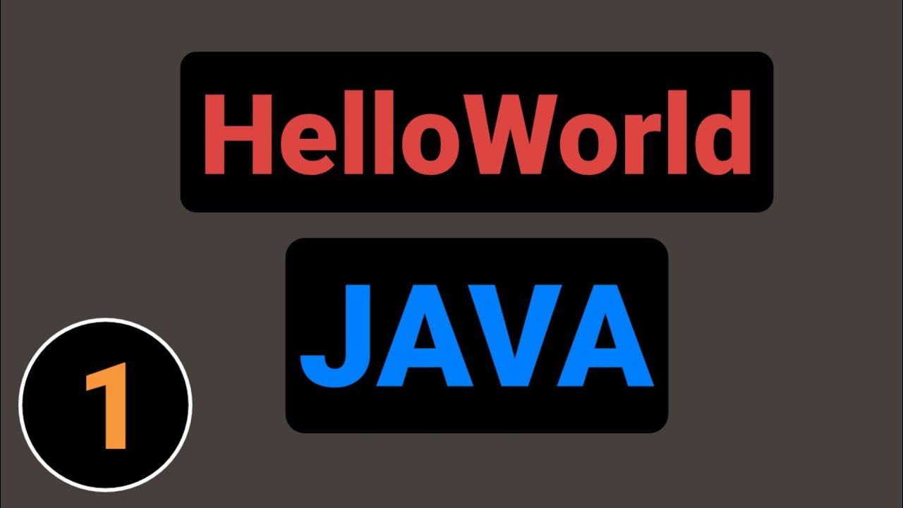 Java 01 Ola Mundo Youtube