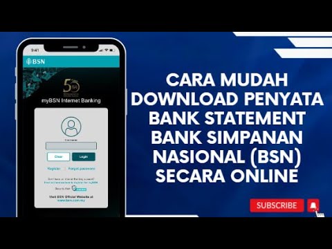 Cara Mudah Download Penyata Bank Statement Bank Simpanan Nasional Bsn