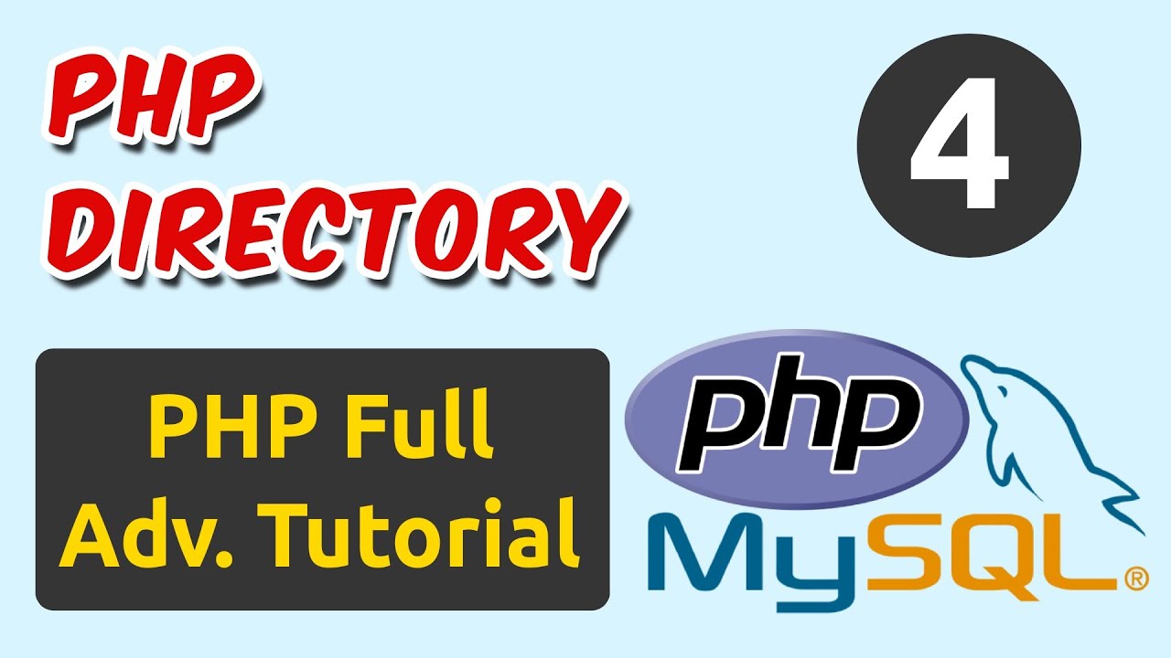Php Directory Php Tutorial Ch 4 Youtube